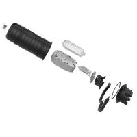 China 3- Black 288 Cores Fiber Optic Splice Closure Cable Joint Box for Network FTTH Networks for sale