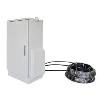 China Outdoor FTTX Stainless Steel Fiber Distribution Cabinet 432 Cores IP65 Ground Mounted for sale