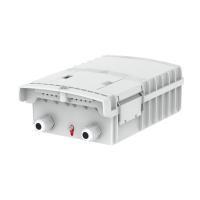 China FTTH IP68 8 Cores Fiber Optic Distribution Box SC Connector 274x175x86mm for sale