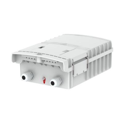 China FTTH IP68 8 Cores Fiber Optic Distribution Box SC Connector 274x175x86mm for sale