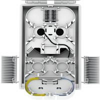 China FTTH IP68 8 Cores Fiber Optic Distribution Box SC Connector 274x175x86mm for sale