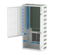 China Outdoor FTTX Stainless Steel Fiber Distribution Cabinet 432 Cores IP65 Ground Mounted for sale