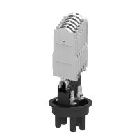 China Black 192 Cores Fiber Optic Splice Closure Cable Joint Enclosure for Network FTTH Projects for sale