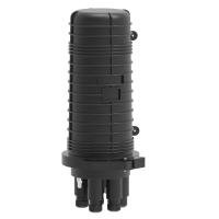China Black 192 Cores Fiber Optic Splice Closure Cable Joint Enclosure for Network FTTH Projects for sale