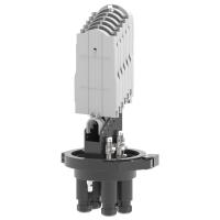 China Black 192 Cores Fiber Optic Splice Closure Cable Joint Enclosure for Network FTTH Projects for sale