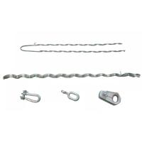 China Hot Dip Galvanized Steel Preformed Dead End for ADSS Cable 9.5-10.5 mm for sale