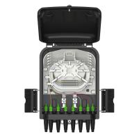 China 8-Port Fiber Optic Distribution Box Wall/Pole Mountable for Network FTTX IP65 Outdoor for sale