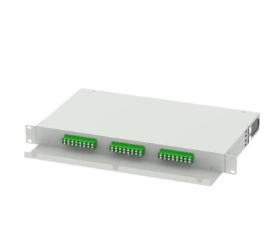 China 19 Inch Sub Optic Distribution Frame LC APC 24 Ports Patch Panel Used for FTTX Network for sale