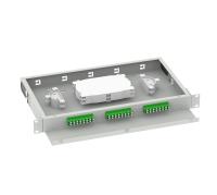 China 19 Inch Sub Optic Distribution Frame LC APC 24 Ports Patch Panel Used for FTTX Network for sale