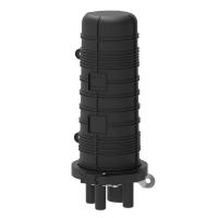 China 96 Cores Fiber Optic Splice Closure Black PP Material IP68 FTTH Cable Joint Box for sale