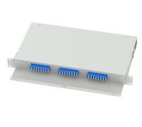China 19 Inch LC UPC Optical Distribution Frame 24 Ports for FTTH Network for sale