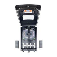 China SC Connector Fiber Optic Termination Box for Outdoor IP65 Wall Pole Mount Access for sale