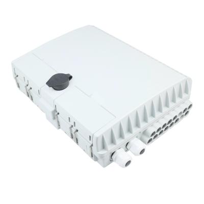 China 16 Ports SC Fiber Optic Termination Box IP65 FTTH Outdoor Network Distribution for sale