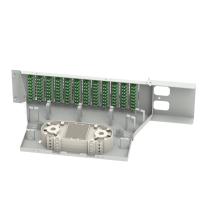 China 19 Inch Fiber Optic Equipment LC APC Type 96 Cores Swing Optical Patchpanel with 5 Time for sale