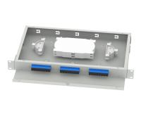 China ODN 24 Ports SC UPC 19 Inch Optical Distribution Frame for Network FTTX Projects for sale