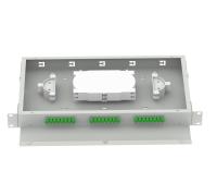 China FC APC 24 Ports Optical Distribution Frame 19 Inch Rack Mount Cold Rolled Steel for FTTX ODN for sale