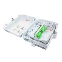China 16 Core Splitter Model Fiber Optic Termination Box SC Connector IP65 Waterproof for sale