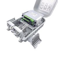 China 16 Port FTTH Fiber Optic Terminal Box IP65 Wall Pole Mount 285x180x100mm for FTTx for sale