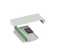 China 19 Inch LC APC Swing Type Fiber Optic Splitter 1:4 to 1:64 for FTTX Networks for sale