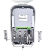 China 16 Port FTTH Fiber Optic Terminal Box IP65 Wall Pole Mount 285x180x100mm for FTTx for sale