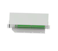 China 19 Inch LC APC Swing Type Fiber Optic Splitter 1:4 to 1:64 for FTTX Networks for sale