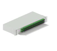 China 19 Inch Fiber Optic Splitter Patch Panel Sub ODF Swing Type APC SC 1x64 for FTTH for sale