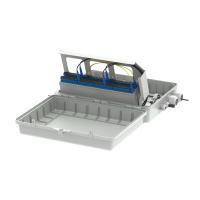 China Gray IP65 Fiber Optic Distribution Box 48 Cores Splice Capacity Outdoor Network for sale