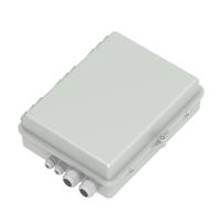 China Gray IP65 Fiber Optic Distribution Box 48 Cores Splice Capacity Outdoor Network for sale