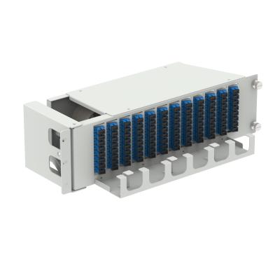 China Data Center 19 Inch Swing Type 96 Cores SC UPC Fiber Optic Patchpanel Optical Equipment 5 for sale