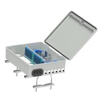 China 48 Cores FTTH Outdoor Fiber Optic Terminal Box IP65 Wall Pole Mount SMC for sale