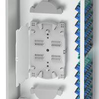 China 48 Cores FTTH Outdoor Fiber Optic Terminal Box IP65 Wall Pole Mount SMC for sale