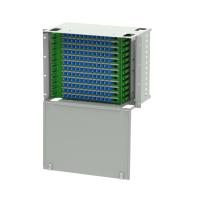 China Data Center Optic Fiber Systems LC Type 144 Ports Fiber Optic Distribution Patchpanel for sale