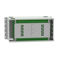 China 96 Ports SC Type Optical Fiber Distribution Patch Panel 19 Inch 266mm Rack Mount ODF for sale