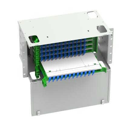 China Fiber Optic Equipment for FTTX and Data Center E2K Type 96 Ports Patchpanel at Best for sale