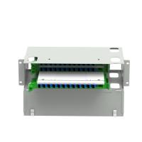 China 48 Port SC Fiber Optic Distribution Patch Panel 19 Inch Rack Mount 122x482x255mm for sale