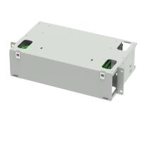 China 48 Port SC Fiber Optic Distribution Patch Panel 19 Inch Rack Mount 122x482x255mm for sale
