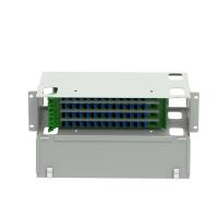 China 48 Port SC Fiber Optic Distribution Patch Panel 19 Inch Rack Mount 122x482x255mm for sale