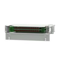 China 24 Port FC Fiber Optic Patch Panel 19 Inch Rack Mount 70x482x255mm Cold Rolled Steel for sale