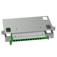 China 12 Port SC Fiber Optic Distribution Patch Panel 19 Inch Rack Mount 44x482x255mm for sale