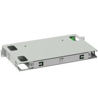 China 12 Port SC Fiber Optic Distribution Patch Panel 19 Inch Rack Mount 44x482x255mm for sale