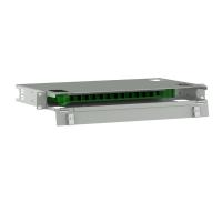 China 12 Port SC Fiber Optic Distribution Patch Panel 19 Inch Rack Mount 44x482x255mm for sale