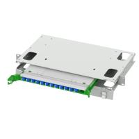 China 12 Ports LC Type Fiber Optic Distribution Patchpanel for ODN Network Installation for sale