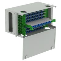 China 96 Ports Optic Fiber Distribution Patchpanel for Sub Optic Distribution Frame in White for sale