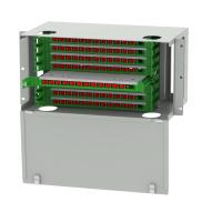 China 96 Port FC Fiber Optic Distribution Patch Panel 19 Inch Rack Mount 266mm Height for Data Center for sale