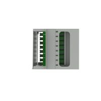 China 96 Port FC Fiber Optic Distribution Patch Panel 19 Inch Rack Mount 266mm Height for Data Center for sale