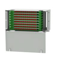 China 96 Port FC Fiber Optic Distribution Patch Panel 19 Inch Rack Mount 266mm Height for Data Center for sale