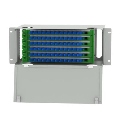 China Fiber Optic Equipment E2K Type 72 Port Optic Fiber Distribution Patchpanel 5 Data Center for sale