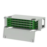 China SC UPC Connector 48 Ports Fiber Distribution Patch Panel for Indoor ODF Network FTTH for sale