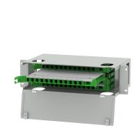China SC UPC Connector 48 Ports Fiber Distribution Patch Panel for Indoor ODF Network FTTH for sale