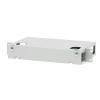 China 24 Port LC Fiber Optic Patch Panel 70x482x255mm 19 Inch Rack Mount Gray for sale